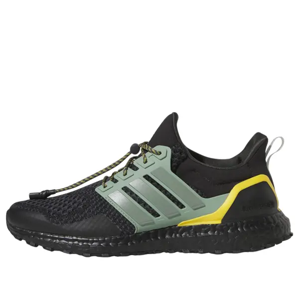 Adidas Ultraboost 1.0 Athletic Sneakers - Black/green/yellow