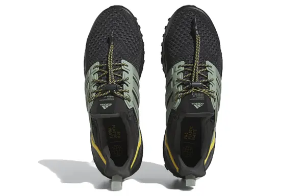 Adidas Ultraboost 1.0 Athletic Sneakers - Black/green/yellow