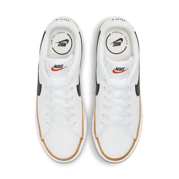 Nike Court Legacy Low Top Sneakers - White/black