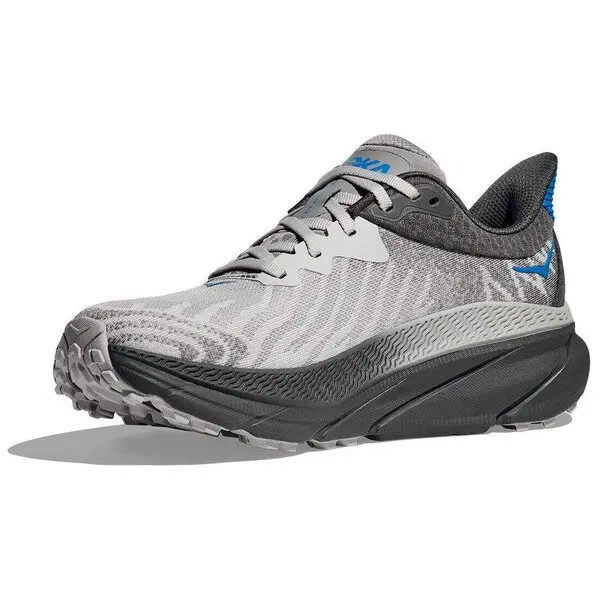Hoka One One Challenger 7 Athletic Sneakers - Grey/blue