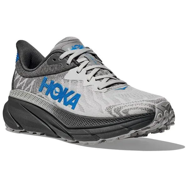 Hoka One One Challenger 7 Athletic Sneakers - Grey/blue