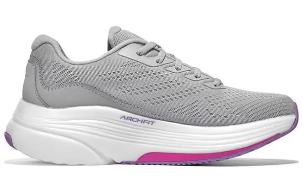 Sketchers Go Walk Distance Walker Sneakers - Grey/lavender