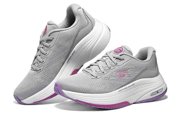 Sketchers Go Walk Distance Walker Sneakers - Grey/lavender
