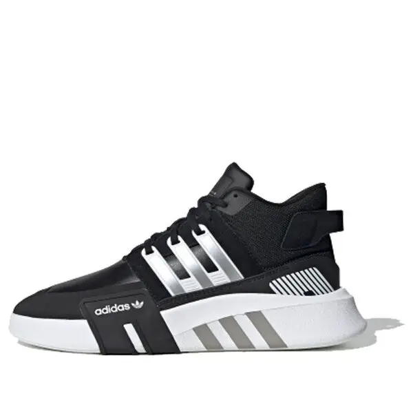 Adidas Eqt Bask Adv V2 "core " Mid Top Sneakers - Black