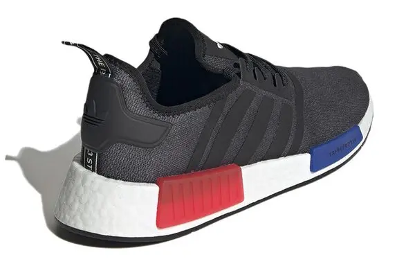 Adidas Nmd_r1 'black Og' Sneakers - Black/blue/red