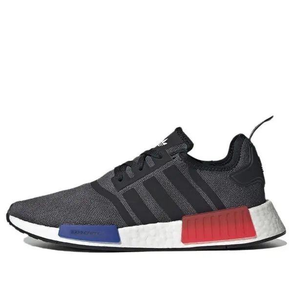 Adidas Nmd_r1 'black Og' Sneakers - Black/blue/red