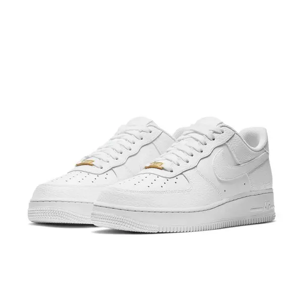Nike Force 1 Low "metallic Gold - White