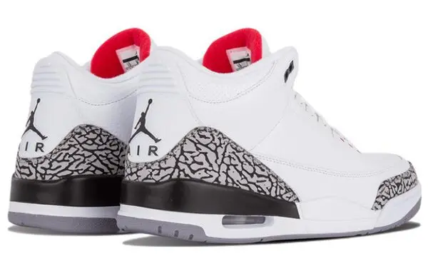 JORDAN Air 3 Retro "white Cement" 2011 Sneakers - White Cement Grey