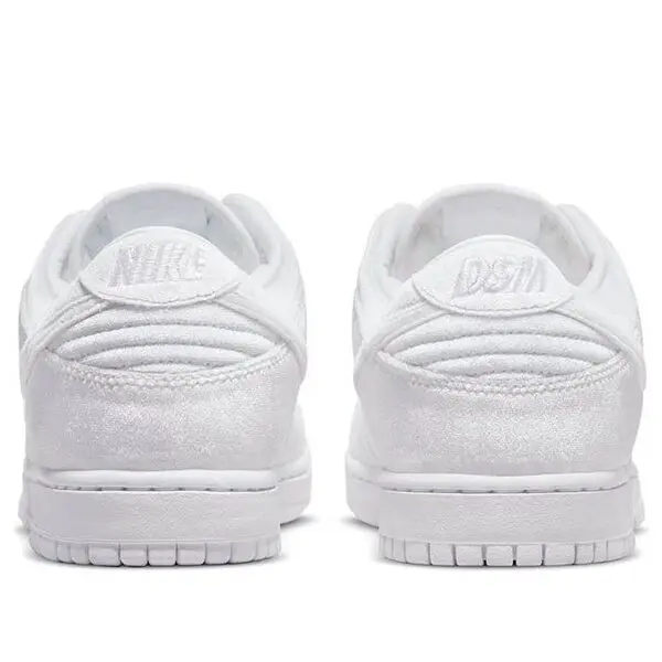 Nike X Dover Street Market Dunk Low Velvet Sneakers - White