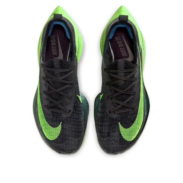 Nike Zoom Alphafly Next% "lime Blast" Sneakers - Black/green