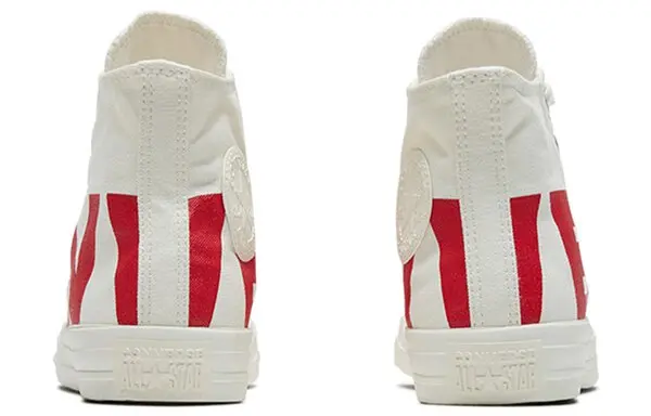 CONVERSE Chuck Taylor All Star High Top Logo Sneakers - White/red