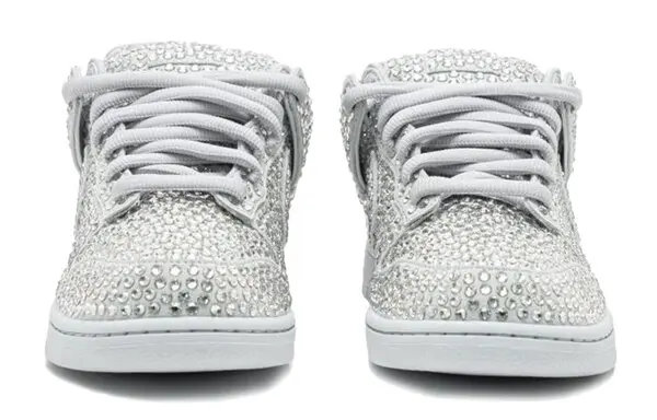Nike X Cactus Plant Flea Market X Swarovski Dunk Low 'pure Platinum