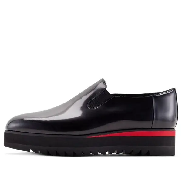 Onitsuka Tiger Slip-on Platform Shoes - Black/red