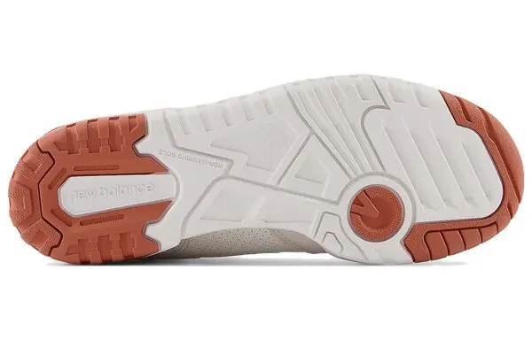 NEW BALANCE 550 "au Lait" Sneakers - White/gray/orange