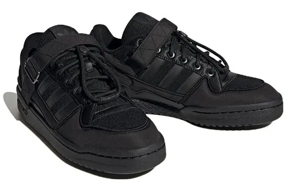 Adidas Otiginals Tenis Forum Low Sneakers - Black