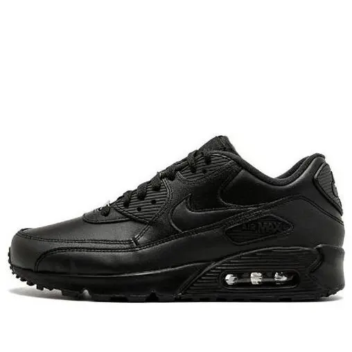 Nike Max 90 Leather Sneakers - Black