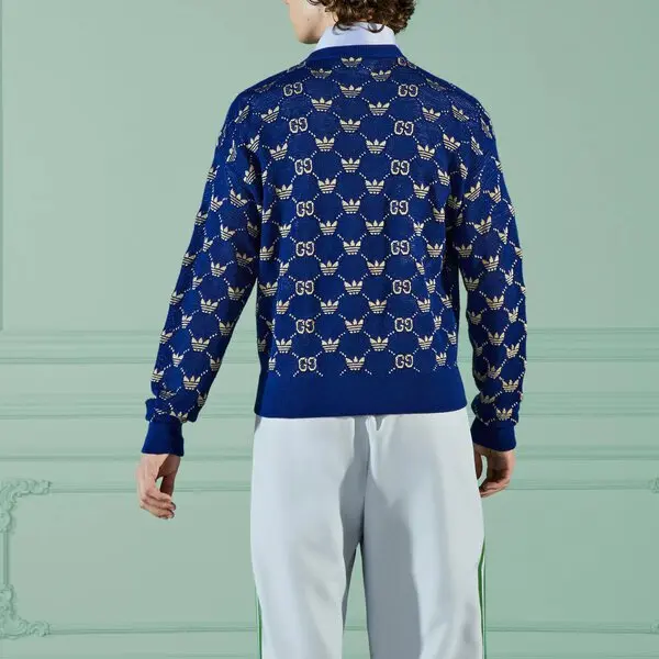 Gucci X Adidas Gg Trefoil Cardigan
