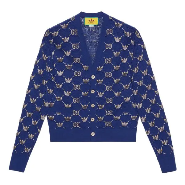Gucci X Adidas Gg Trefoil Cardigan