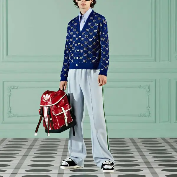 Gucci X Adidas Gg Trefoil Cardigan