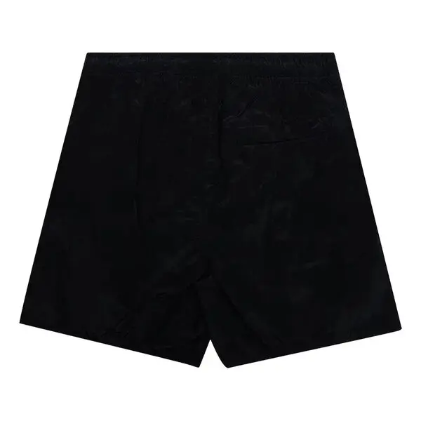 Stone Island Patch Logo Swim Shorts - Black