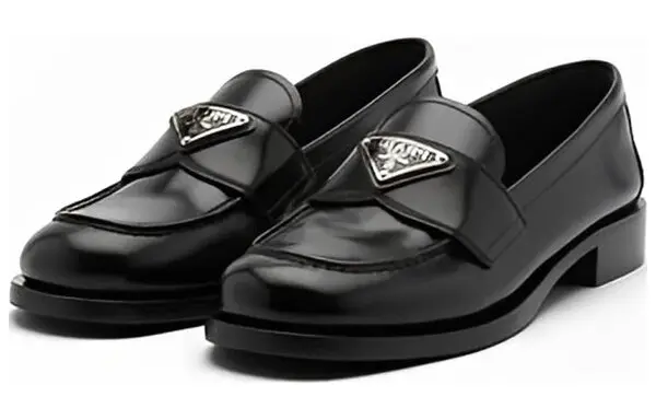 Prada Ss22 Brushed Leather Loafers