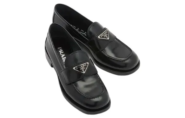 Prada Ss22 Brushed Leather Loafers