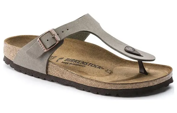 BIRKENSTOCK Gizeh Birko Flor Sandals - Grey