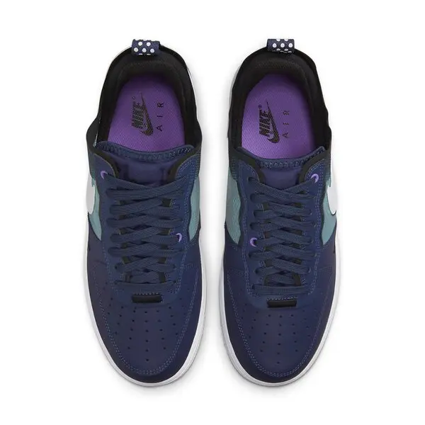 Nike Force 1 React Low Top Sneakers - Blue/white