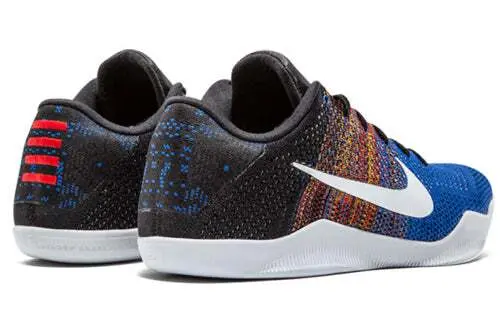 Nike Kobe Elite Low 'black History Month' Athletic Sneakers - White/royal Blue