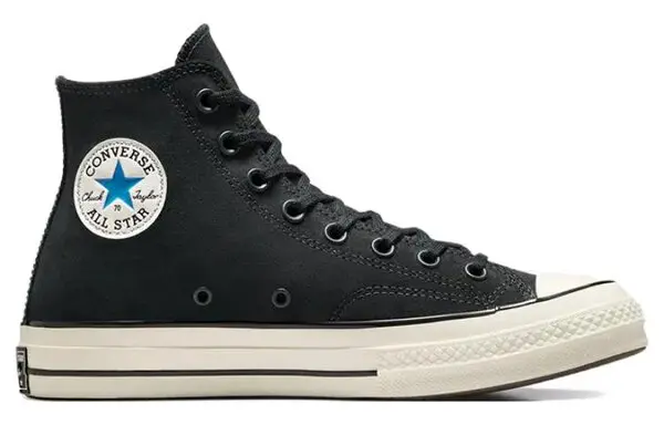 CONVERSE Chuck 70 Hi Suede Sneakers - Black