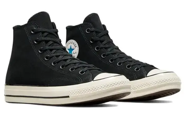 CONVERSE Chuck 70 Hi Suede Sneakers - Black