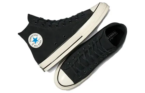 CONVERSE Chuck 70 Hi Suede Sneakers - Black