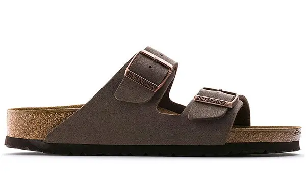 BIRKENSTOCK Arizona Birko-flor Nubuck Sandals - Brown