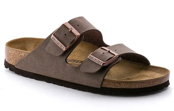 BIRKENSTOCK Arizona Birko-flor Nubuck Sandals - Brown