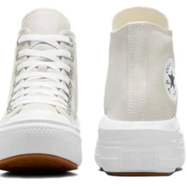 CONVERSE Chuck Taylor All Star Move Platform High Top Sneakers - Beige/white