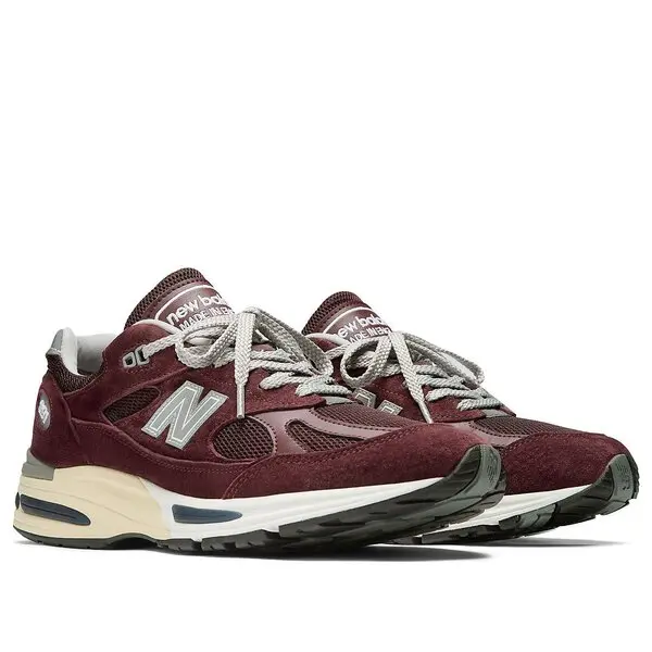 NEW BALANCE 991v2 Made In Uk Sneakers - Catawba Grape