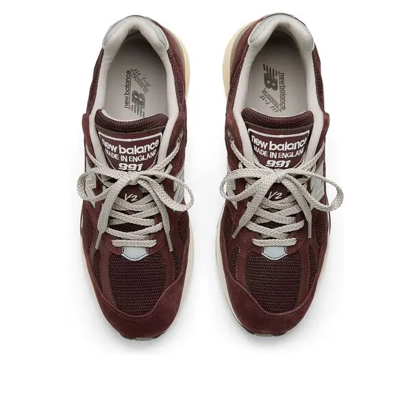 NEW BALANCE 991v2 Made In Uk Sneakers - Catawba Grape