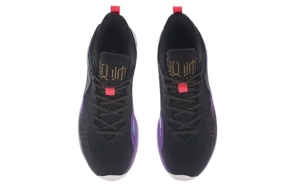 LI-NING Yushuai 15 V2 Low Basketball Sneakers - Black/purple