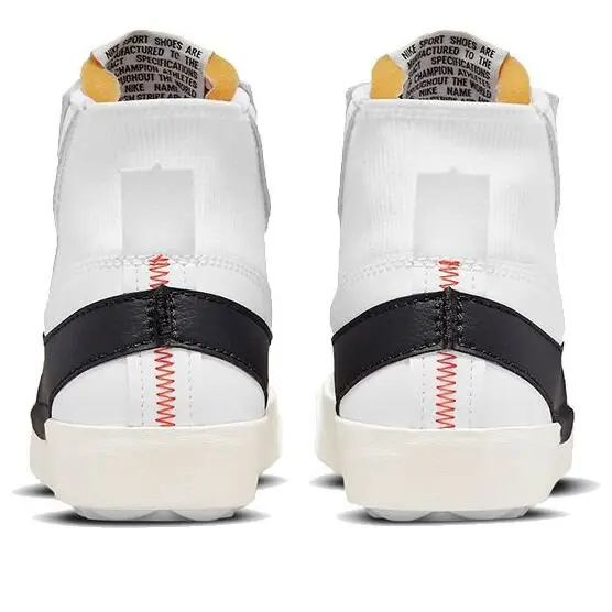 Nike Blazer Mid '77 Jumbo High Top Sneakers - Black/white/sail