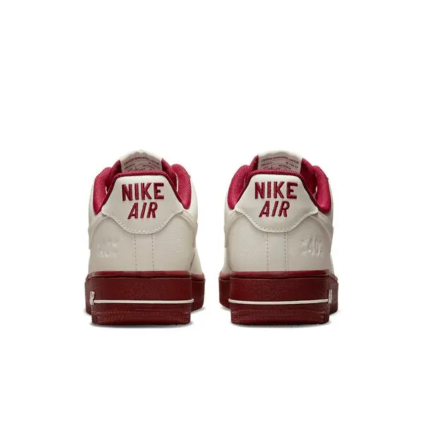 Nike Force 1 '07 Se 40th Anniversary Sail Team Red Low Top Sneakers - White/red
