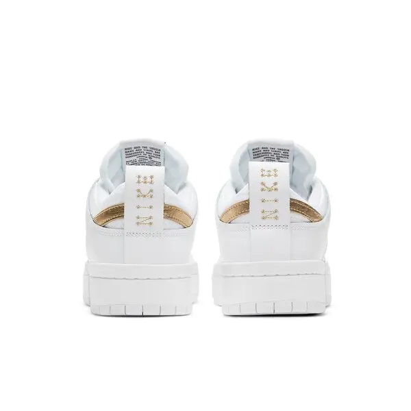 Nike Dunk Low Disrupt Sneakers - White/gold
