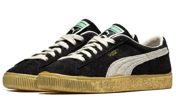 PUMA Suede Vintage Low Top Sneakers - Black
