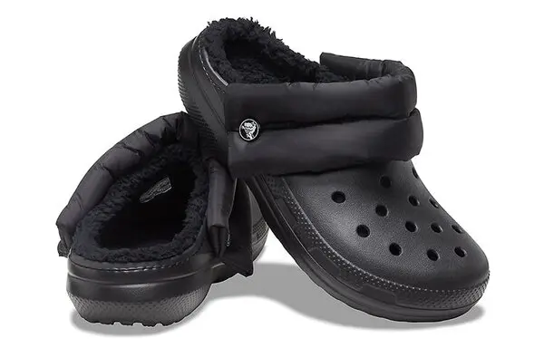 CROCS Crocband Classic Padded Clogs - Black