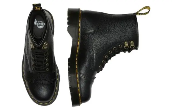 Dr. Martens 1460 Bex Faux Fur-lined Leather Lace Up Boots