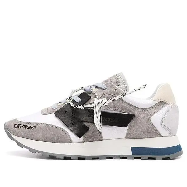 Off-White Logo Running Sneakers - Grey