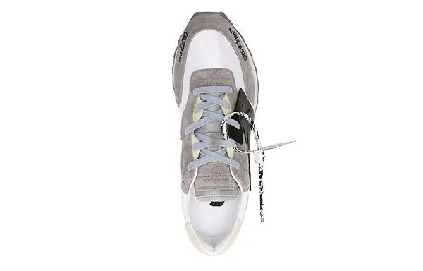 Off-White Logo Running Sneakers - Grey