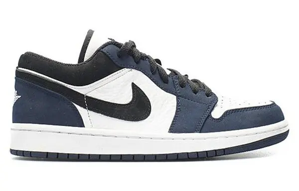 JORDAN 1 Low Retro 'navy - White