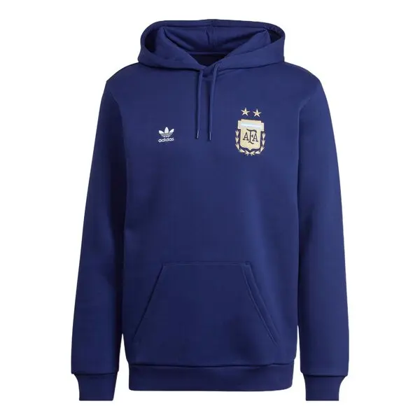 Adidas Argentina Trifolio Hoodie - Blue
