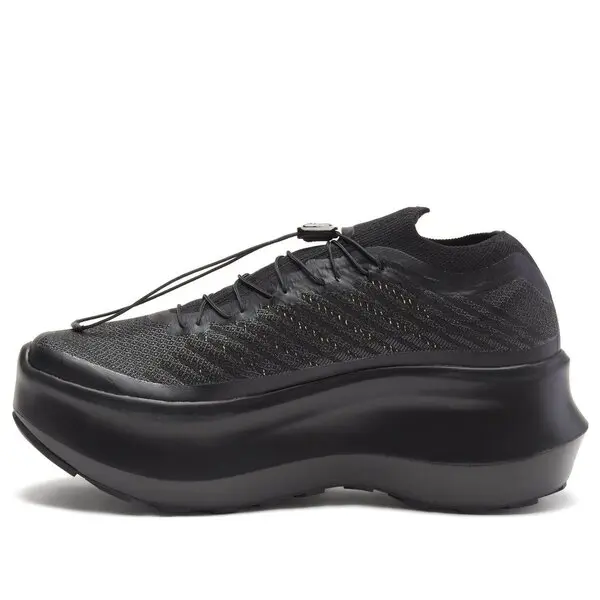 SALOMON Comme Des Garcons X Pulsar Platform Sneakers - Black/black/black