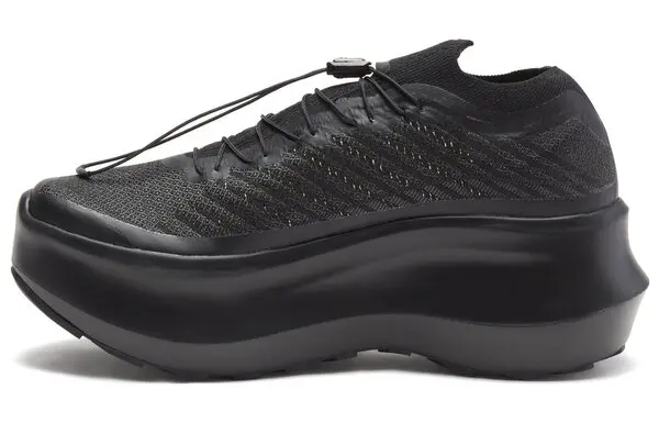 SALOMON Comme Des Garcons X Pulsar Platform Sneakers - Black/black/black